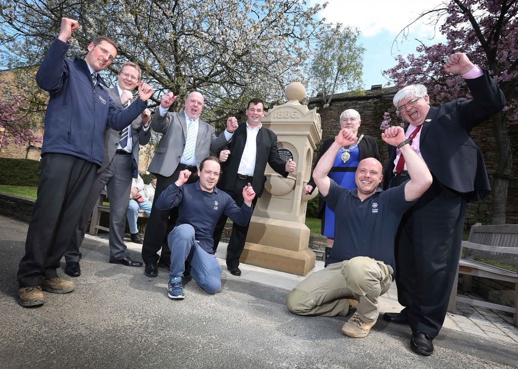 Historic fountain returns to Shotley Bridge after 60 years