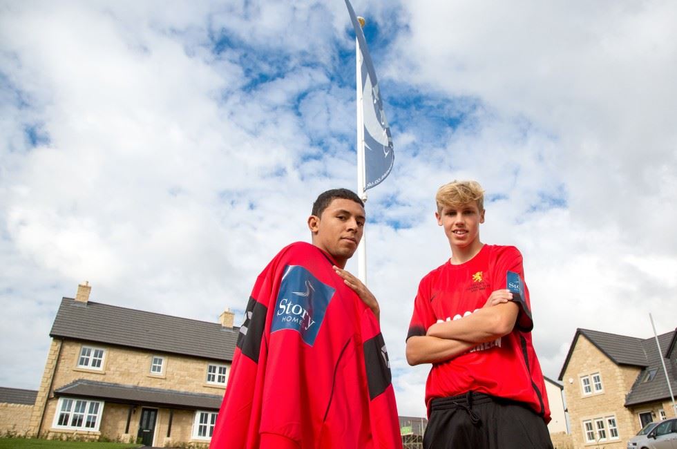 Galgate football club supplied new kit through Story Homes sponsorship